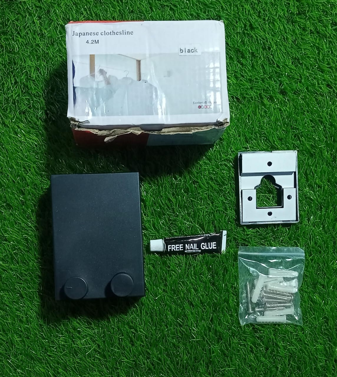 Original Wall Mounted Drying String Retractable Clothesline Heavy Duty ...